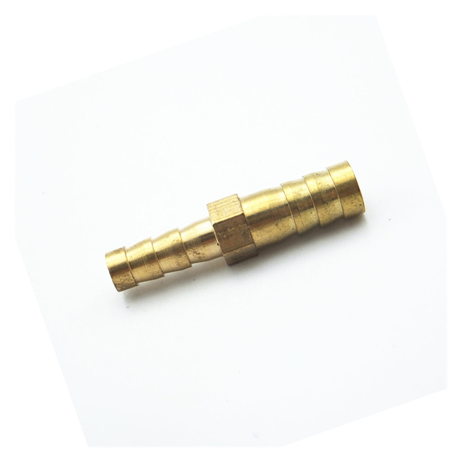 6mm Hose Barb x 8mm Hose Barb Brass Barbed Pipe Fitting Coupler ...