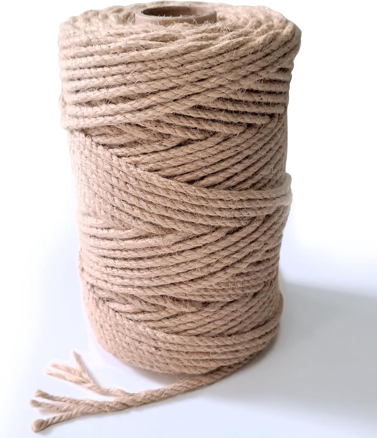 6mm Jute Twine String, 164 Feet 4 Ply Thick Heavy Duty Twine Rope for ...