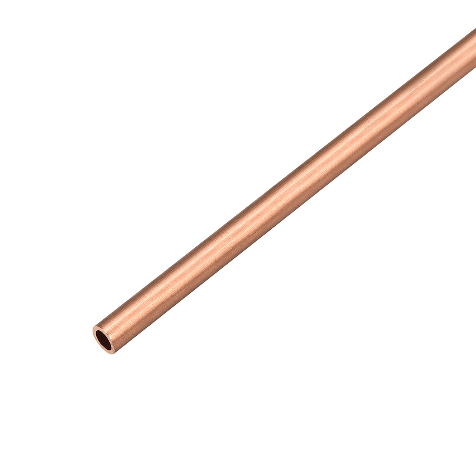 6mm Outside Diameter x 4mm Inside Diameter 500mm Copper Round Tubing ...