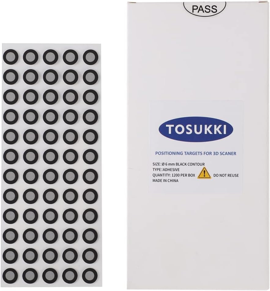 6mm Positioning Targets With Black Contour For 3D Scaner,3d scanning ...