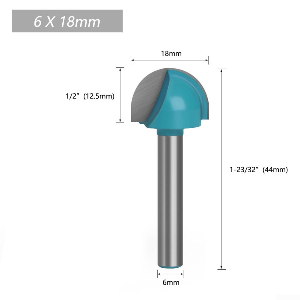 6mm Shank Double Edging Router Bits for Wood Cove Box Bit Tungsten ...