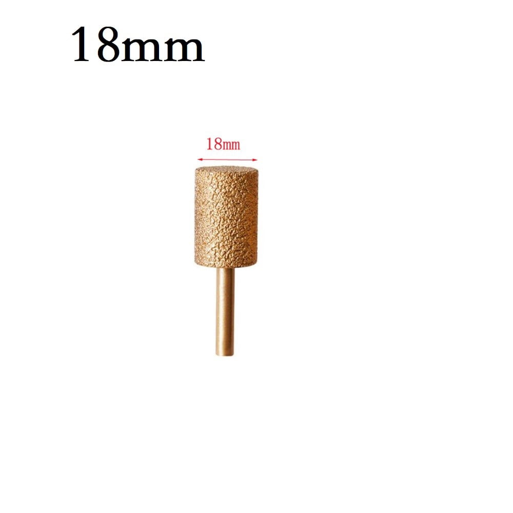 6mm Shank Vacuum Brazed Diamond Burr Head Grinding Rotary File for ...