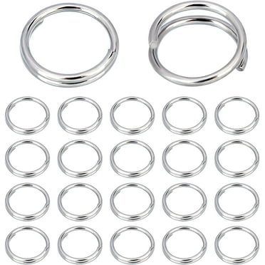 10pc 10x2mm 304 Stainless Steel Split Rings Double Loops Jump Rings ...