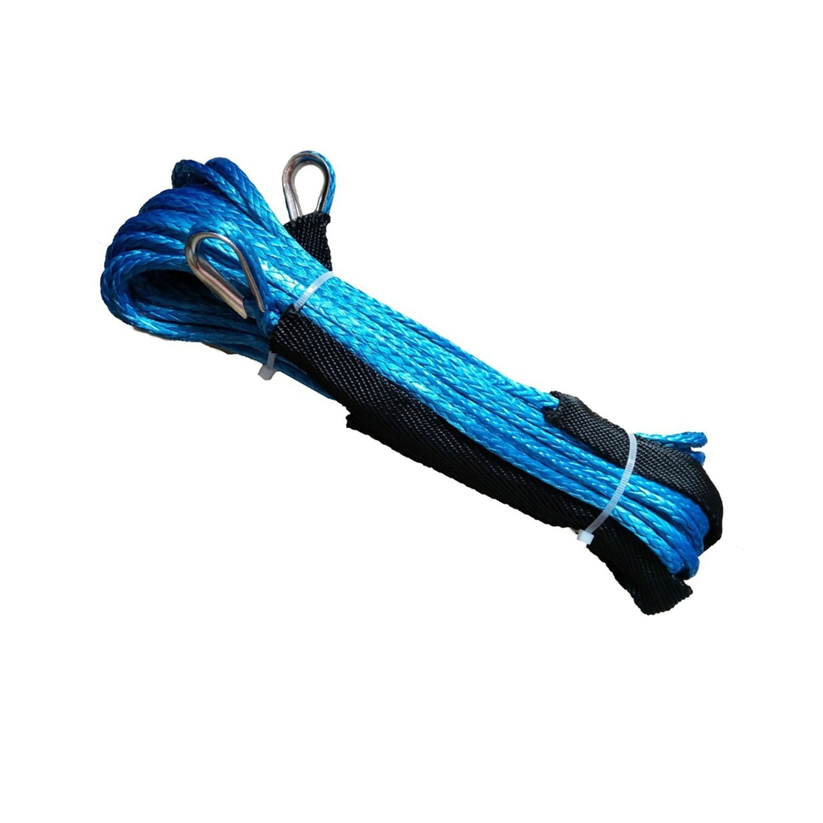 6mm X 30m Synthetic Winch Lines Cable UHMWPE Plasma Rope With Thimble ...