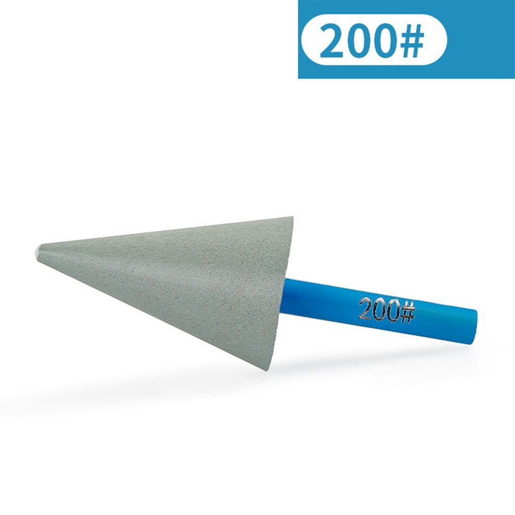 6mm shank Resin Diamond Conical Burr Grinding head For stone Carving ...