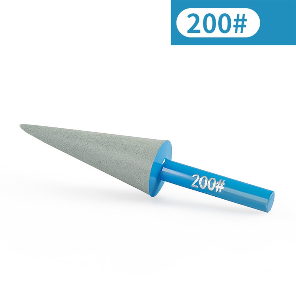 6mm shank Resin Diamond Conical Burr Grinding head for stone Carving 50 ...