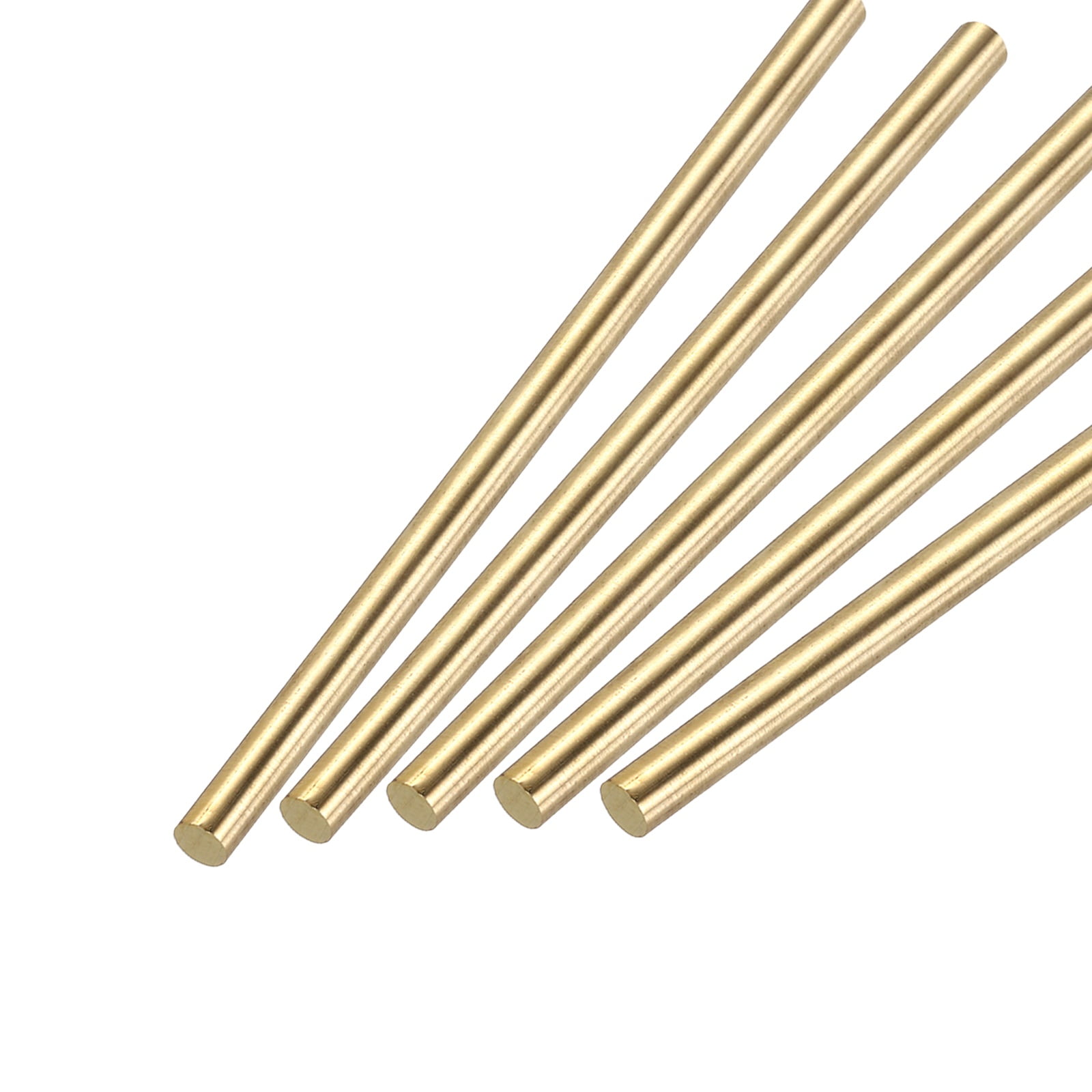 6mm x 100mm Brass Round Rod, Metal Solid Shaft Rods Lathe Bar 5pcs ...