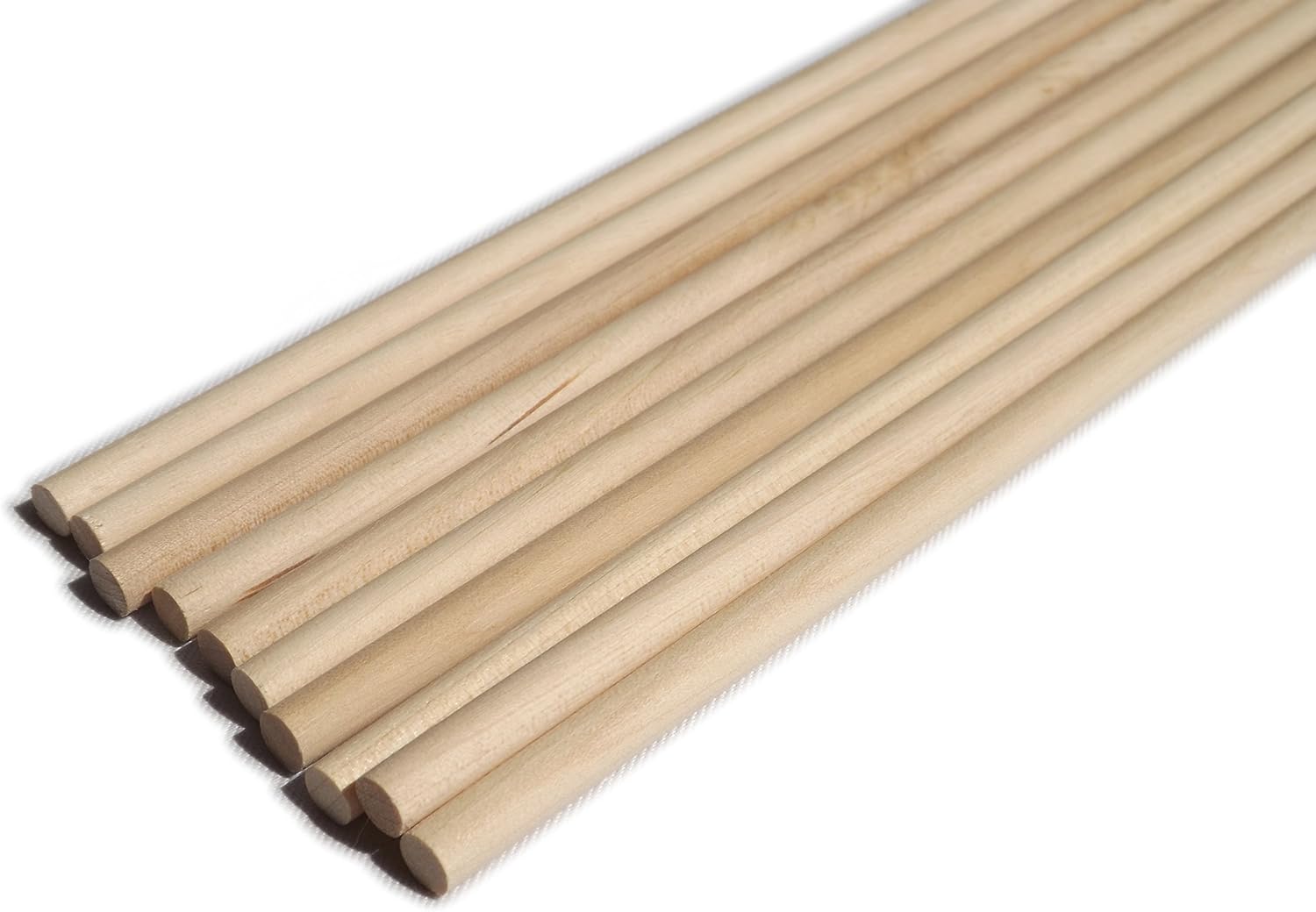 6mm x 200mm Birch Hardwood Wooden Craft Sticks/Dowels - Seconds* - Pack ...