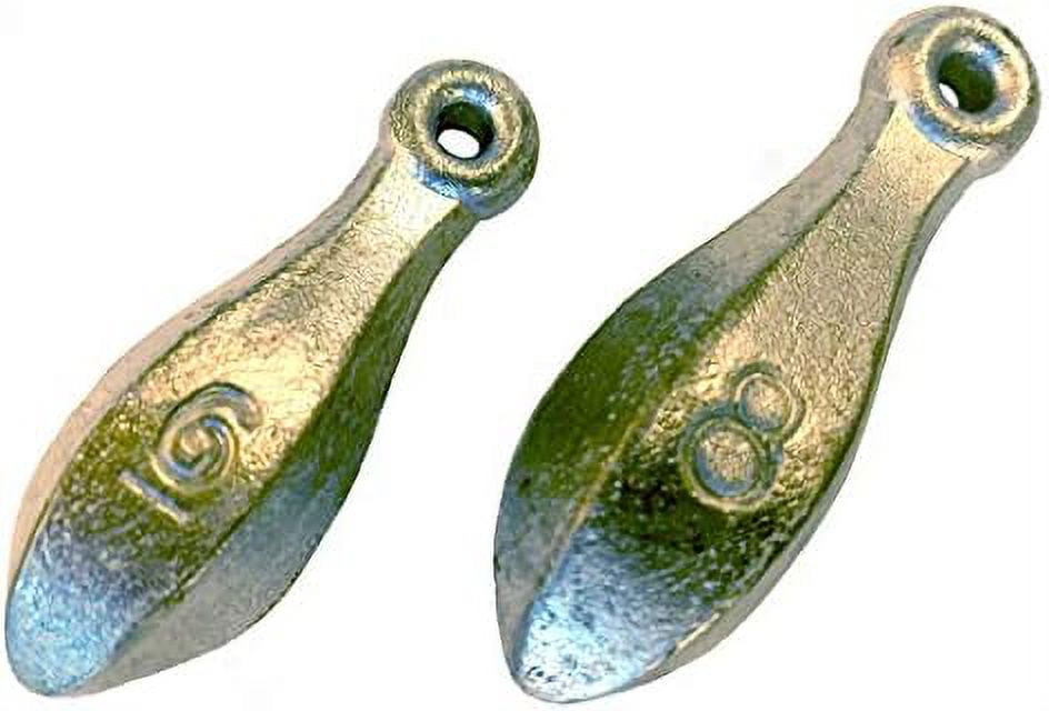 6oz & 8oz Bank Sinkers for Saltwater Or Freshwater (10) 6oz and (10 ...