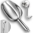 6oz for Freezer with Magnetic Hook, Dishwasher Safe Ice Scooper for Ice ...