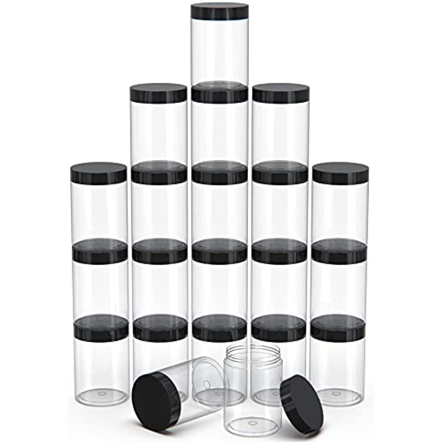 6oz container plastic with lids 30 pieces - Walmart.com