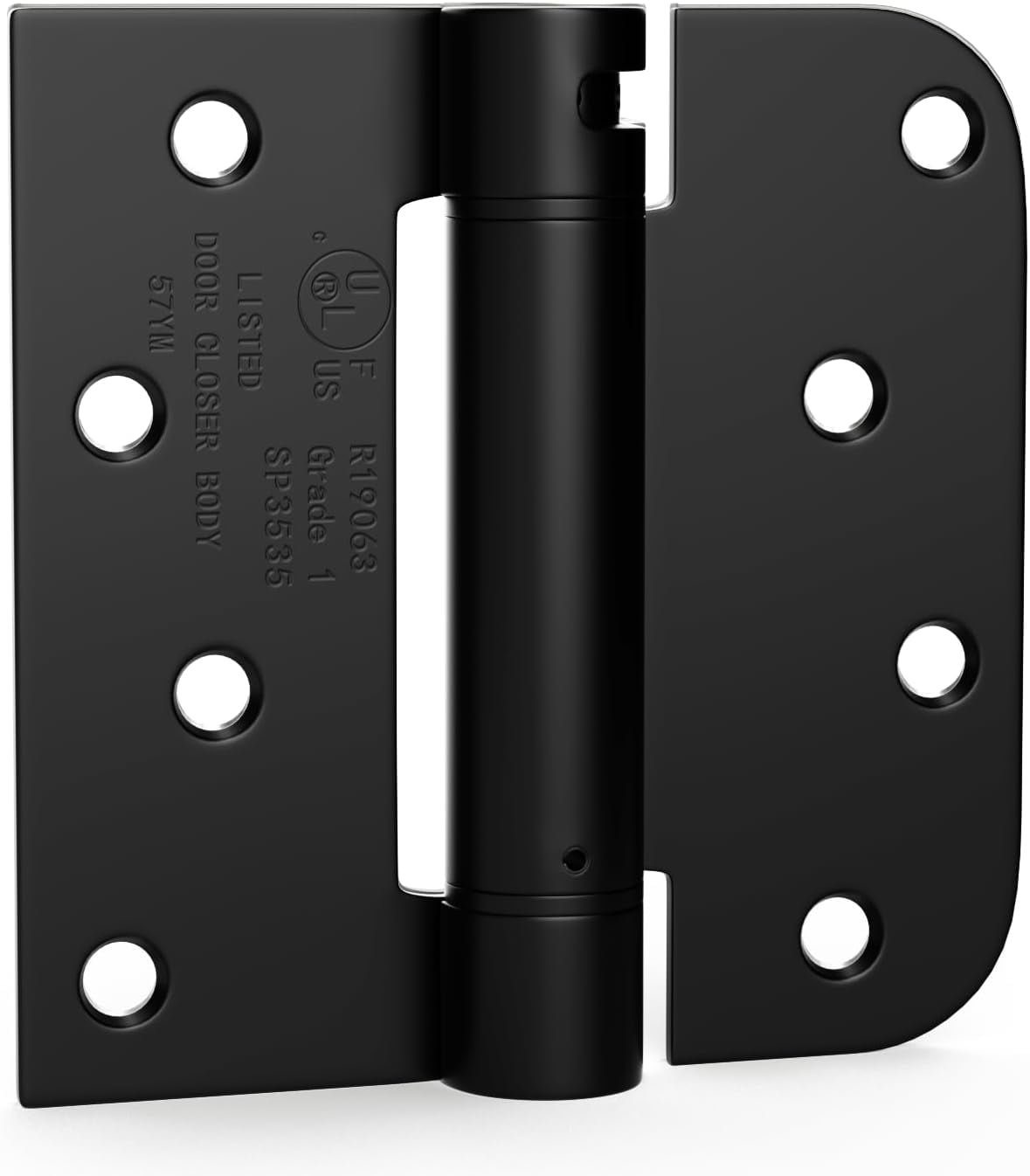 The 6pack Black Door Hinges 4 Inch Self Closing Spring Door Hinge with ...