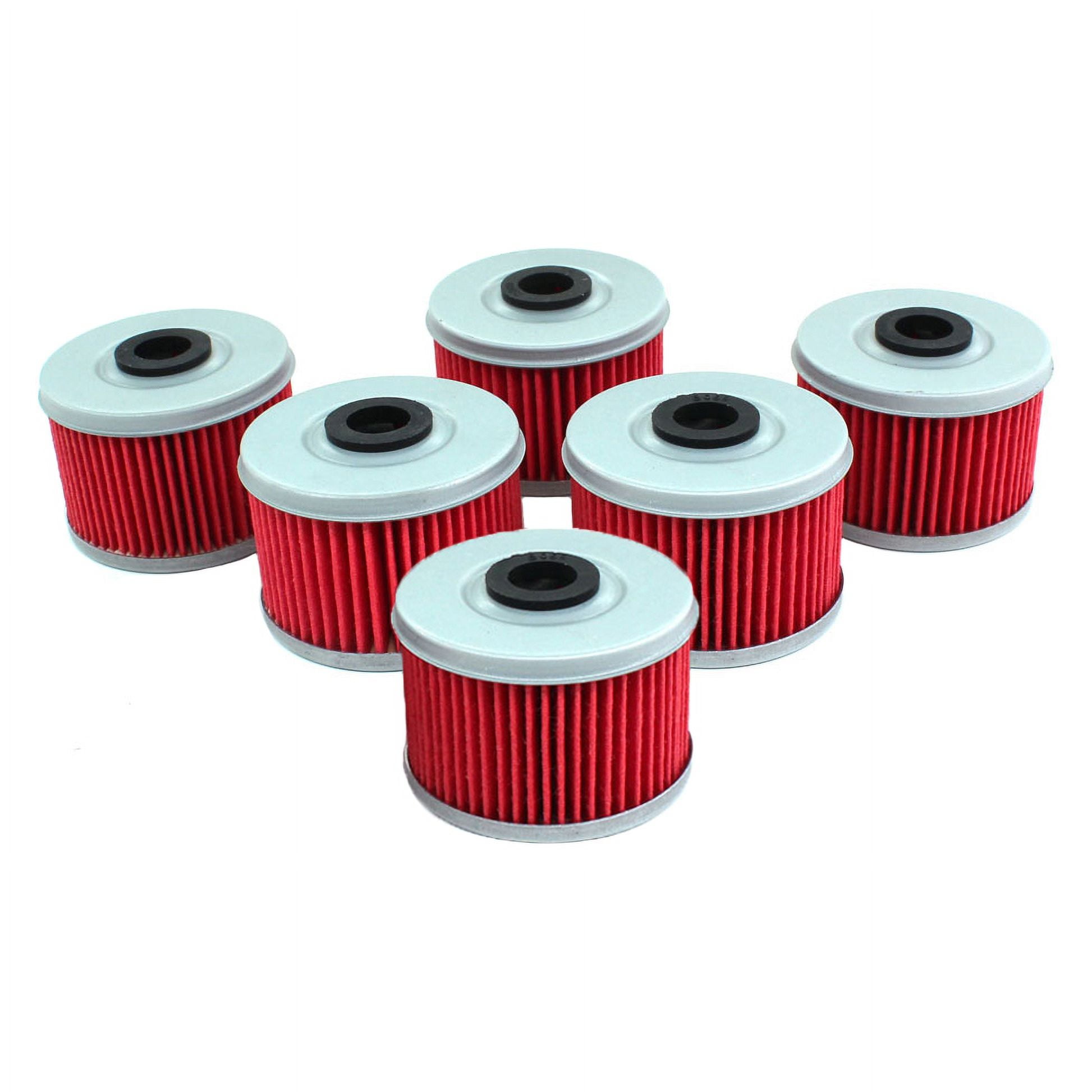 6pc Oil Filter for Honda ATC250ES TRX250 TRX300 TRX350 TRX400 TRX420 ...