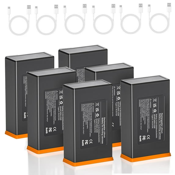 6pack Rechargeable Battery for Edge Series Cellular Trail Camera ...