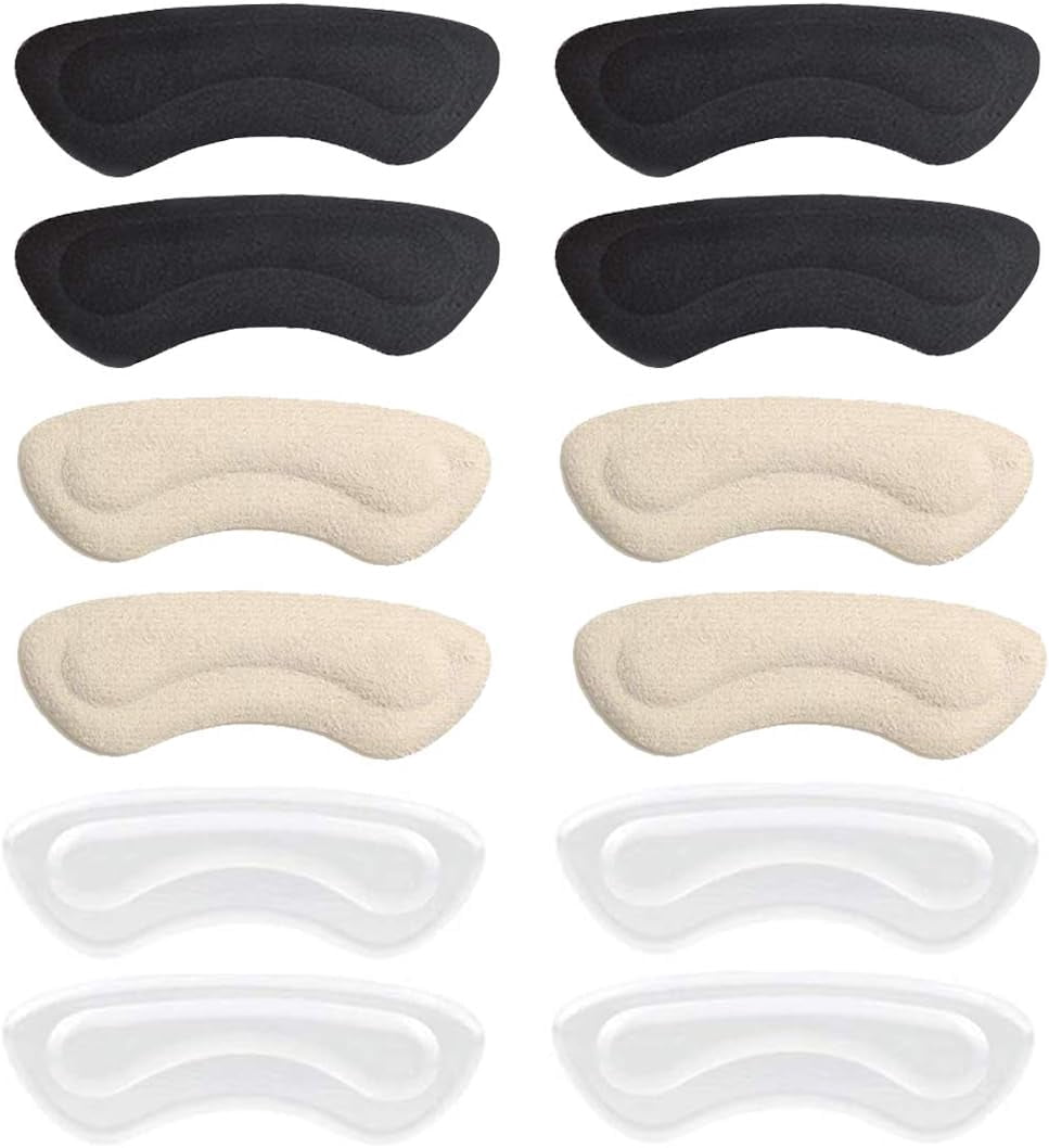 6pairs Heel Cushion Inserts Heel Grips Heel Pads - Self-Adhesive Heel ...