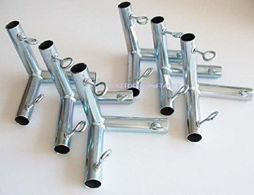 6pc 3 Way Corner Up Angle 1 3/8" Low Peak Canopy Fitting (FV3J) - Fits ...