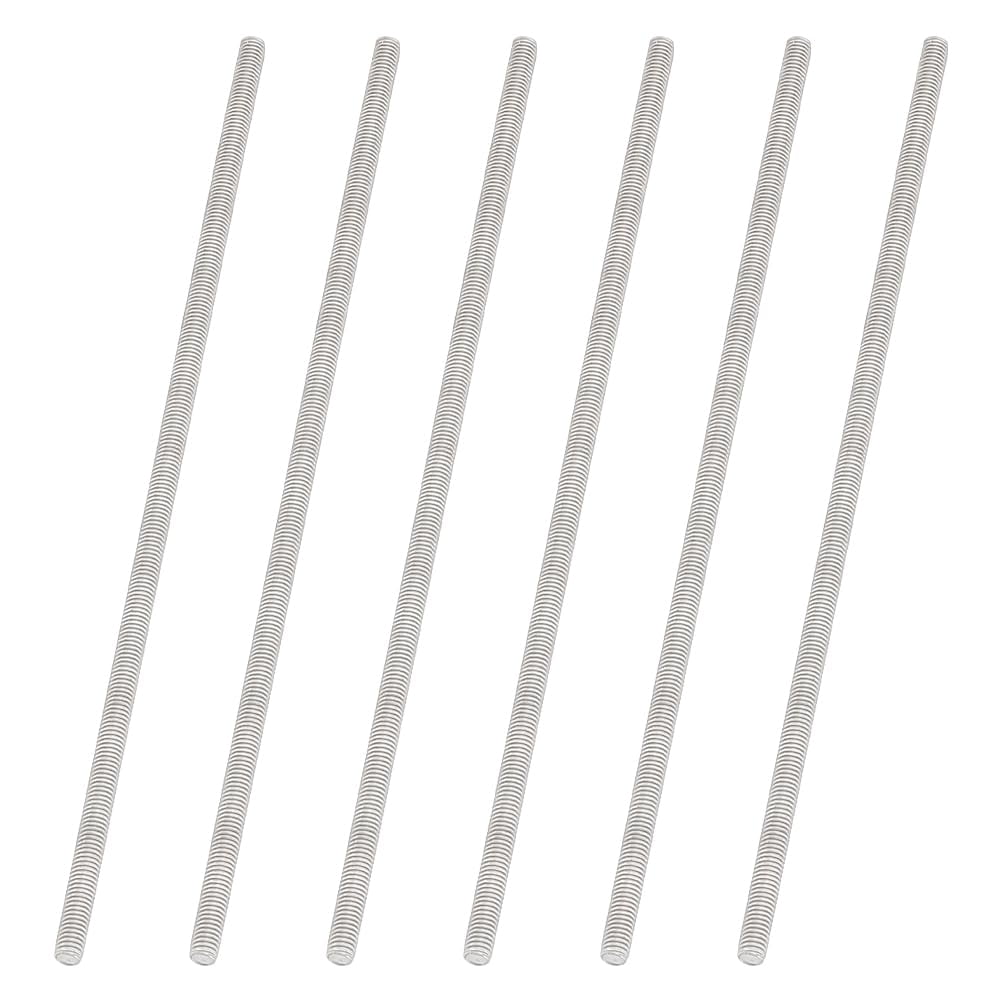 6pc 304 Stainless Steel M5 Full Screw Threaded Rod Stainless Steel ...