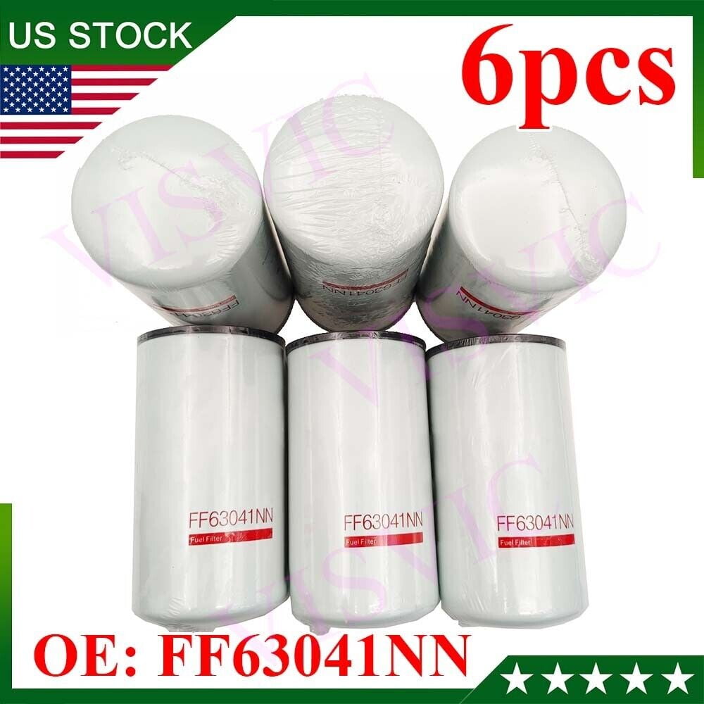 6pc FF63041NN FF63041-NN Fuel Filter Replace For Cummins 5526400 ...