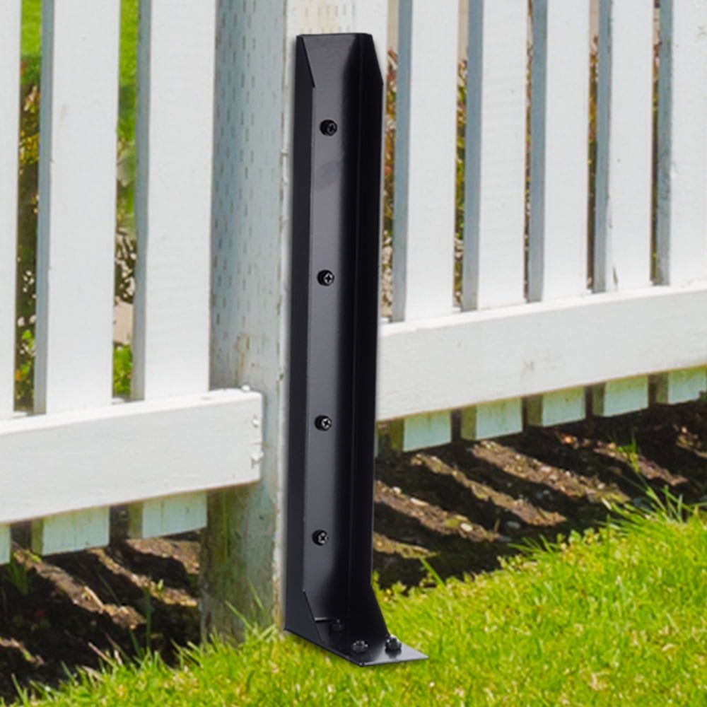 6pc Fence Post Repair Kit - 32" Steel Ground Anchors for Broken Wooden ...