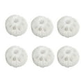6pc Hair Lint Fluff Grabbing Laundry Balls for Washing Machine ...