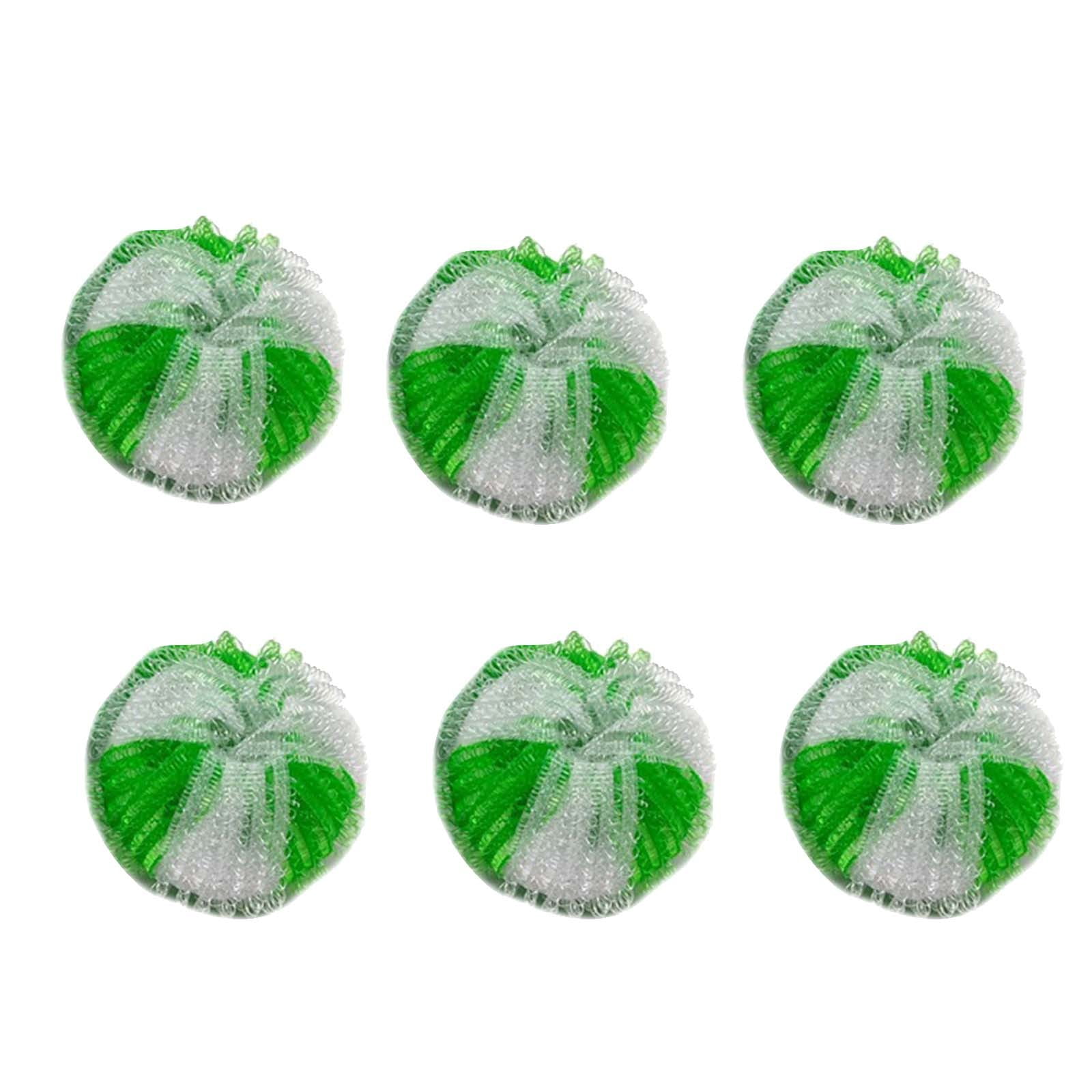 6pc Hair Lint Fluff Grabbing Laundry Balls for Washing Machine ...