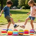 6pc Handmade Knitted Footbag, Assorted Footbag Crochet Balls for Adults ...