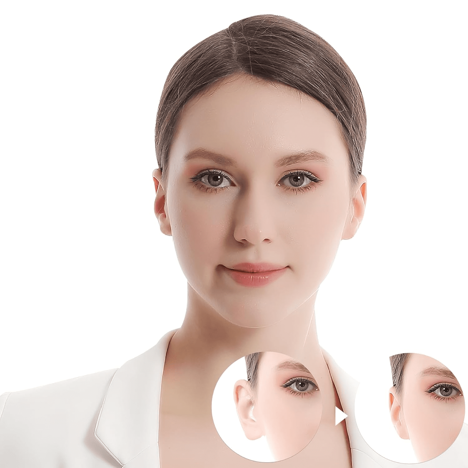6pc-Invisible Ear Correction Tape, Portable Cosmetic Stickers for ...