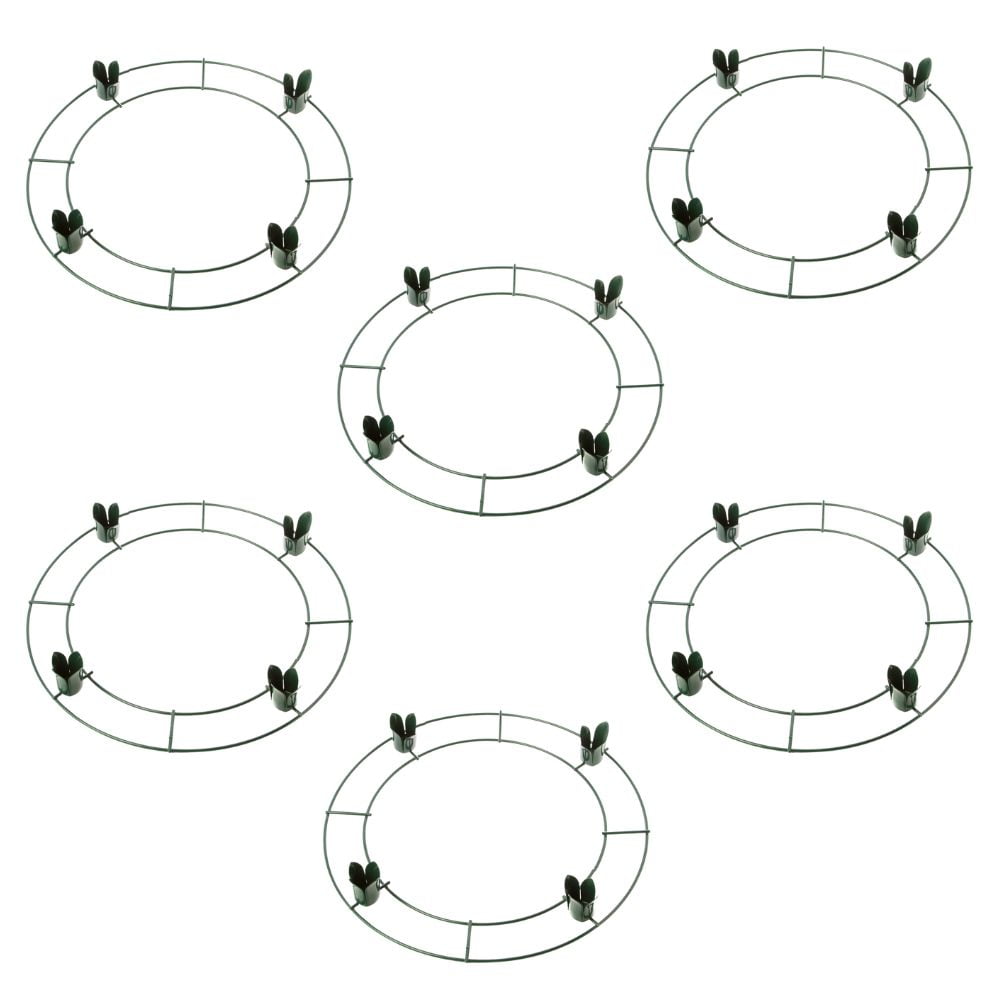 6pc Metal Advent Wreath Frames - Holiday DIYs/Decor - Factory Direct ...