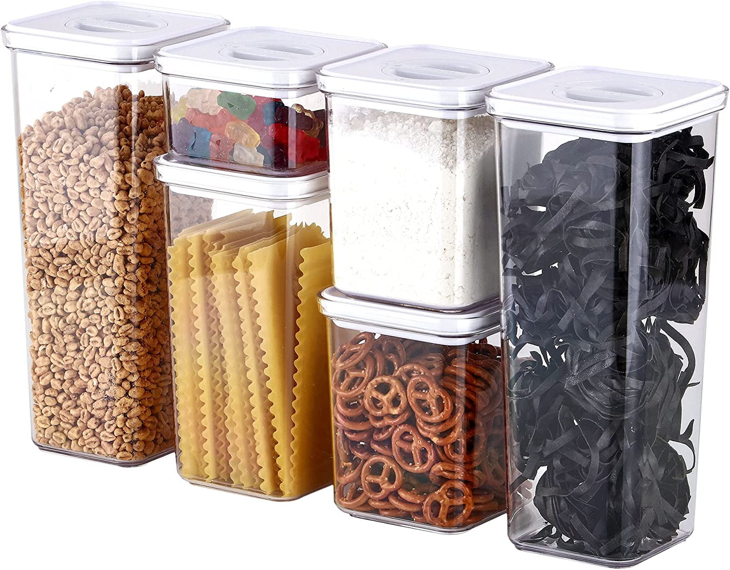 6pc Neoflam Airtight Smart Seal Food Storage Container | Crystal Clear ...