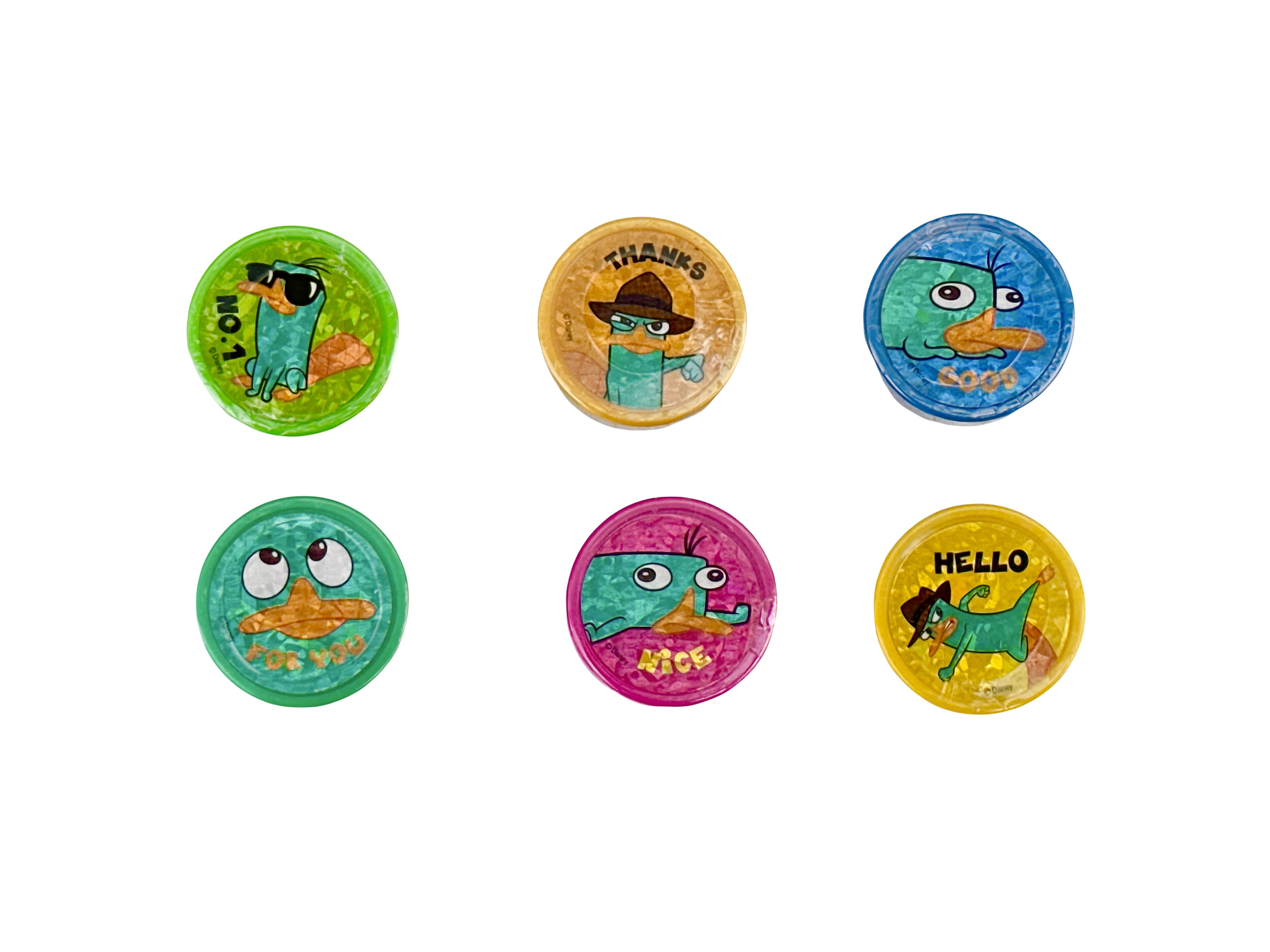 6pc Phineas And Ferb Stamp Set - Agent Perry Stamps - Walmart.com