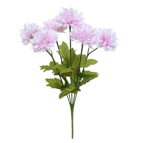 6pc Small Daisy Artificial Flowers Bouquet with Pearl Chrysanthemum ...