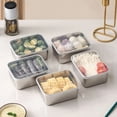 6pc Stainless Steel Food Storage Containers Set With Lids - Leakproof ...