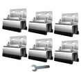 6pc Van Roof Rack Mount Kits Stainless Steel RVs Photovoltaic Roof Rack ...