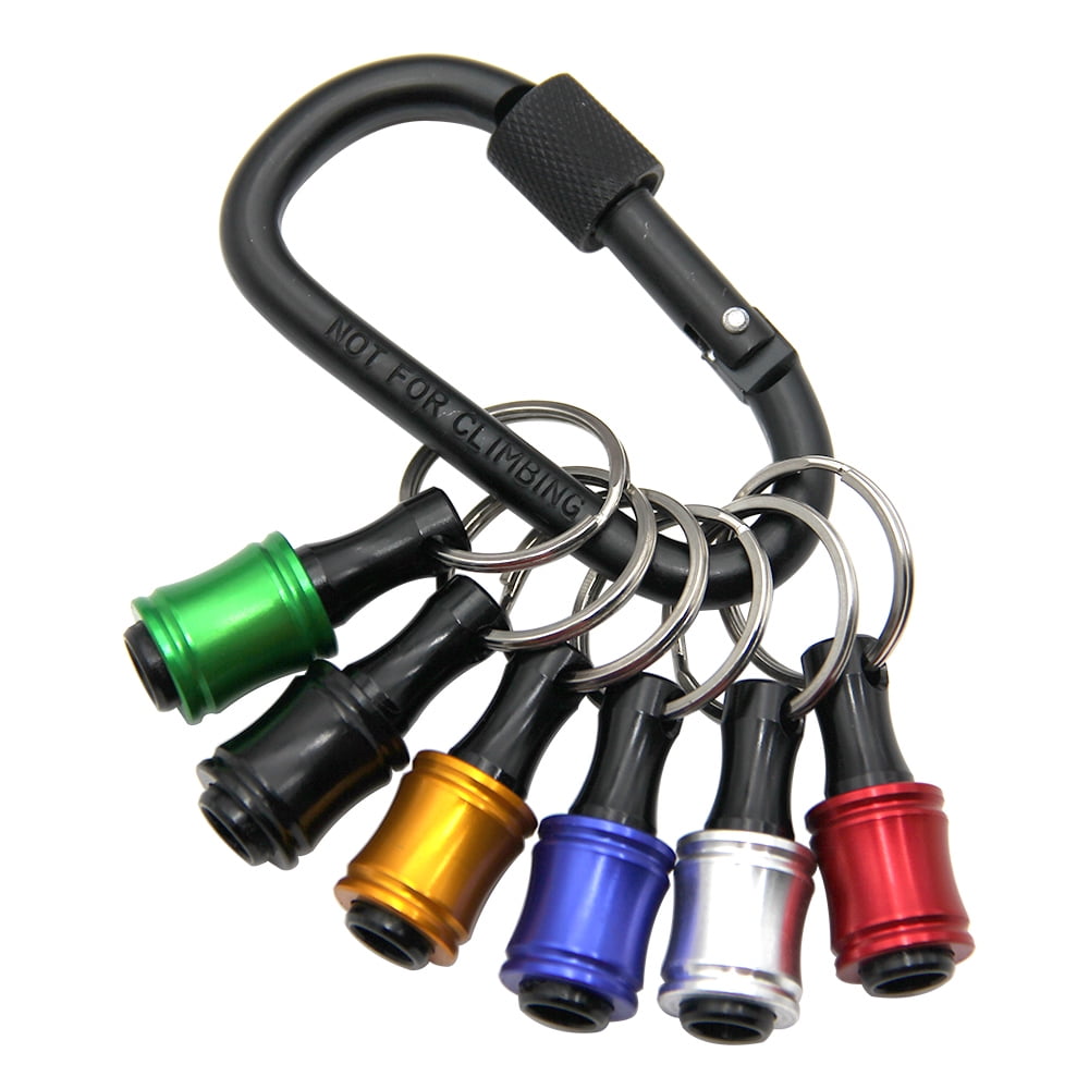 6pc color key chain quick-change extension rod 1/4 hexagon handle ...