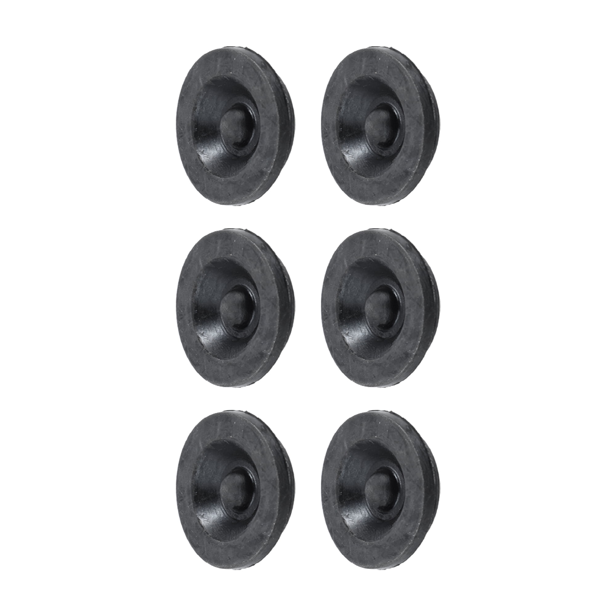 Unique Bargains 6pcs 1.46" Trailer Hub Dust Cap Rubber Grease Plug for ...