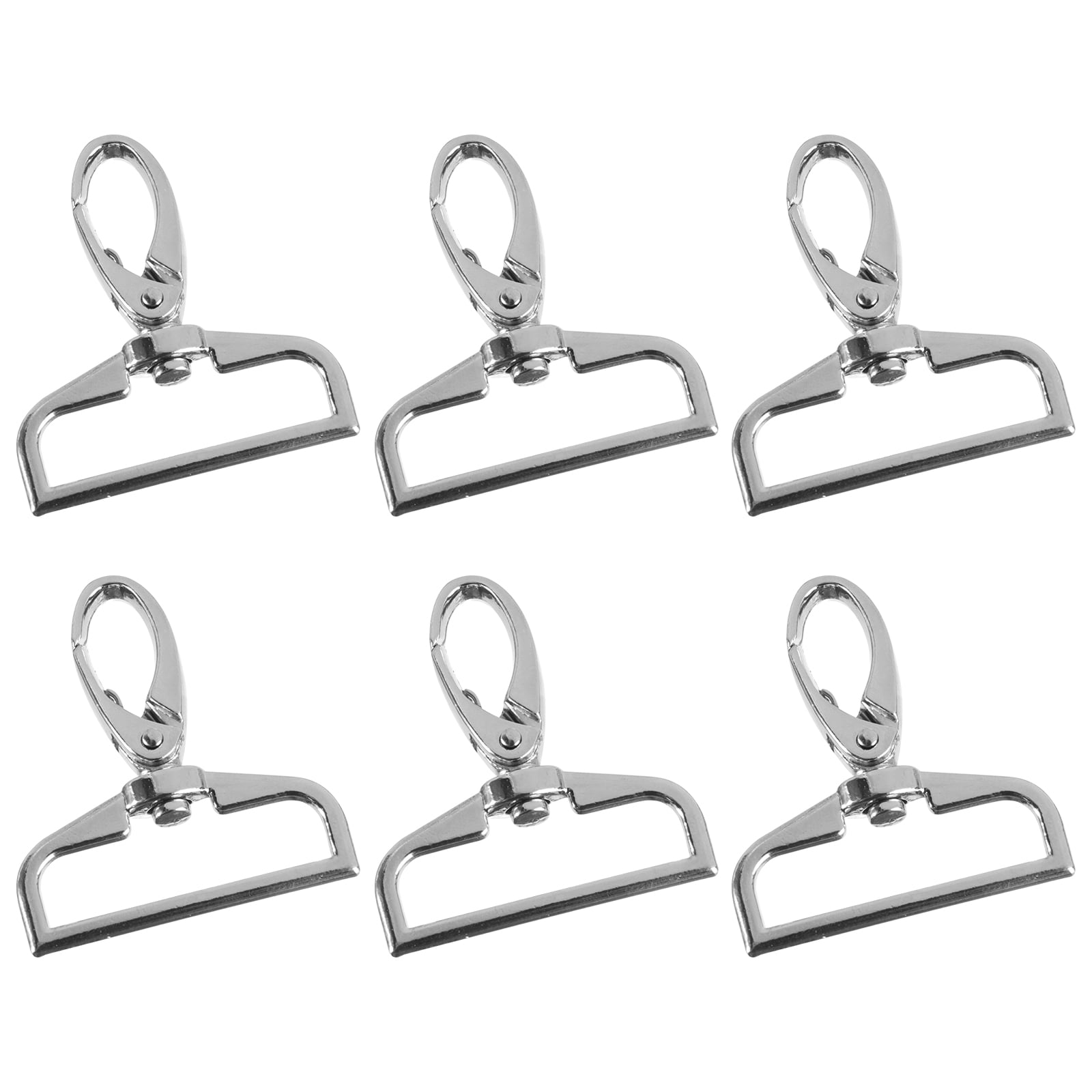 6pcs 1.5 Inch Inside Diameter D-Ring Lobster Clasp Claw Swivel Eye Snap ...