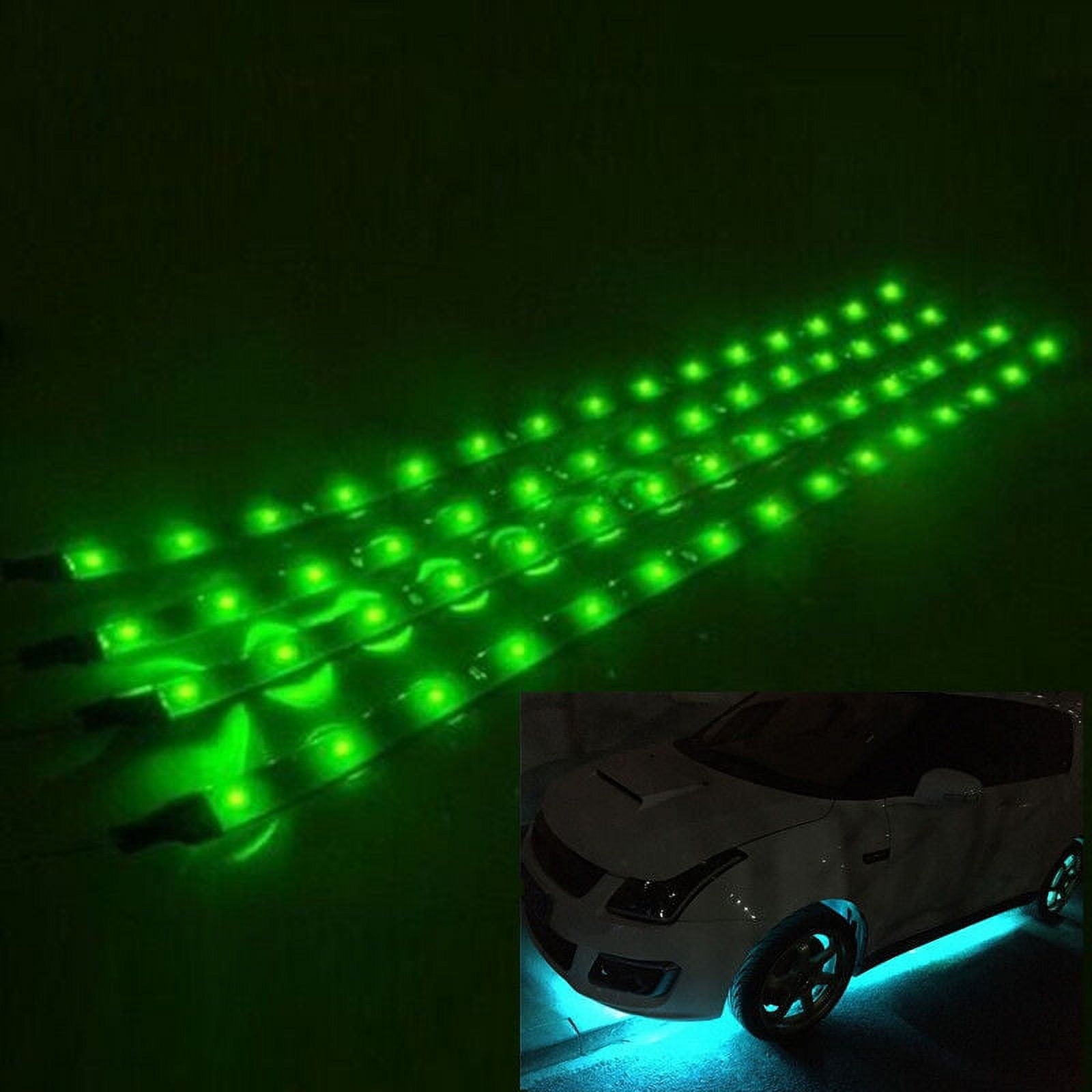 6pcs 12V 15 LEDs 30cm 5050 SMD LED Strip Light Waterproof DIY Car Super Bright - Walmart.com