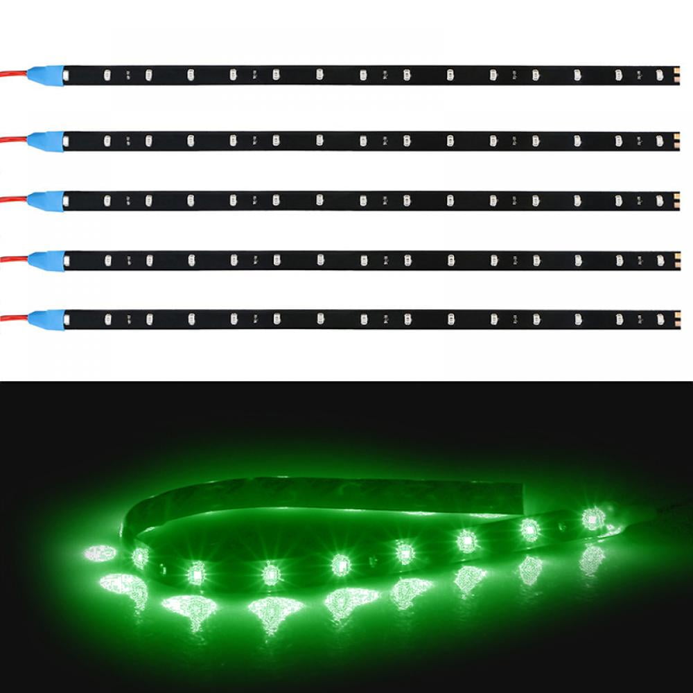 6pcs 12V Super Bright 30cm 12 LED Flexible Waterproof LED Strip light ...