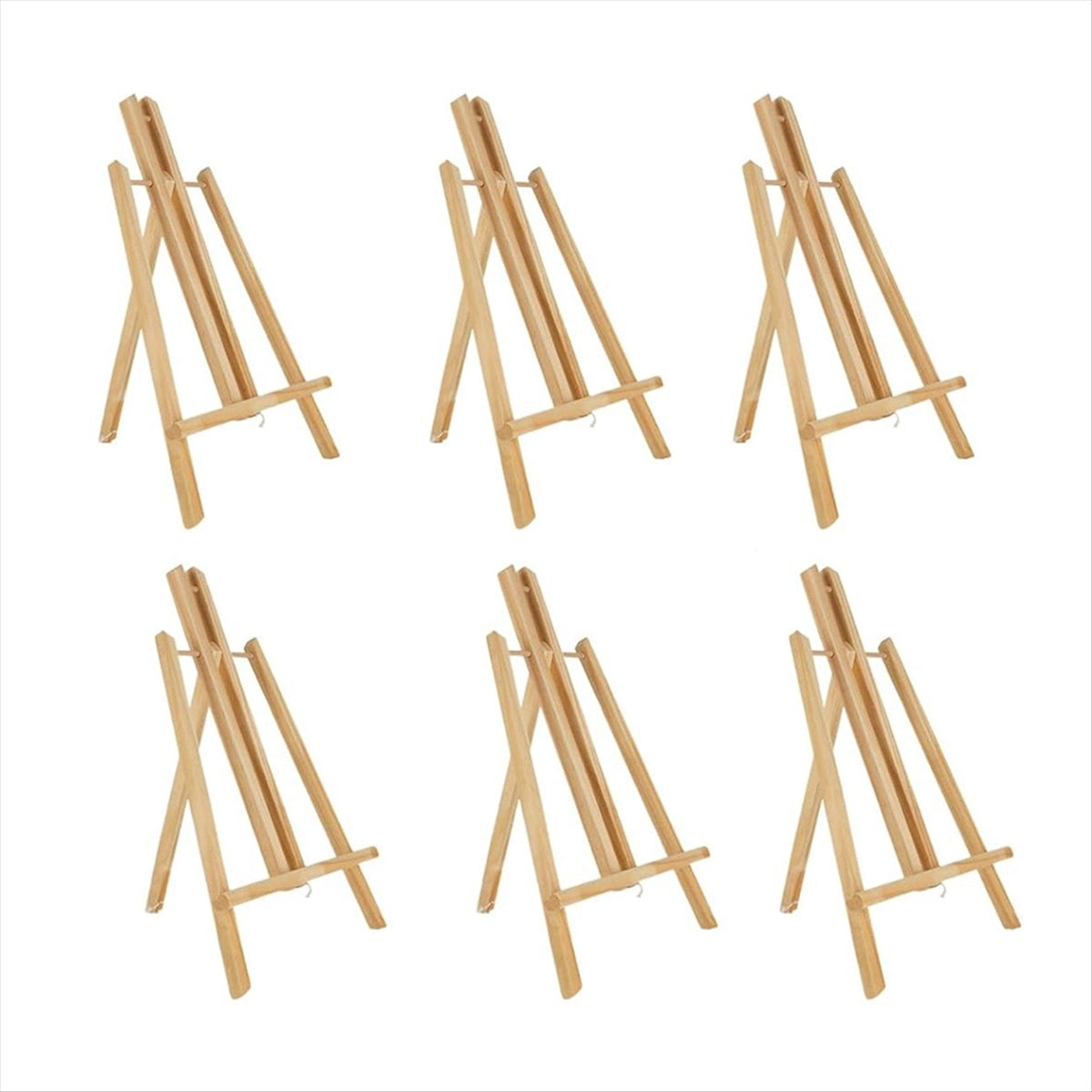 6pcs 16 Inch Wood Easels,Easel Stand for Painting Canvases,Tabletop ...