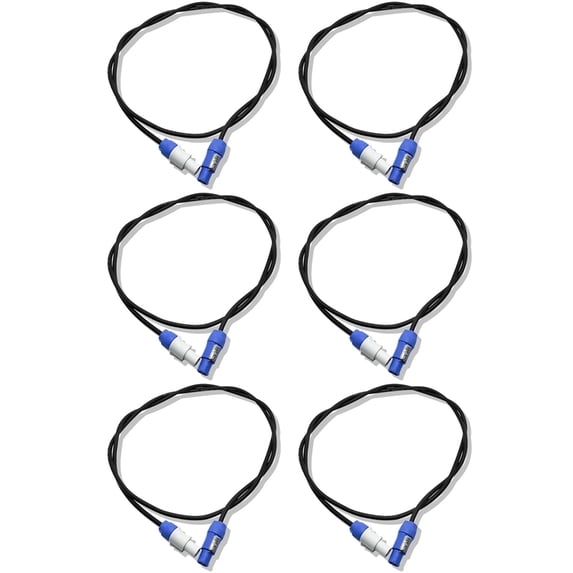 6pcs 1M AC Power Cable for Beam Moving Head Light Beam 5R/7R Moving ...