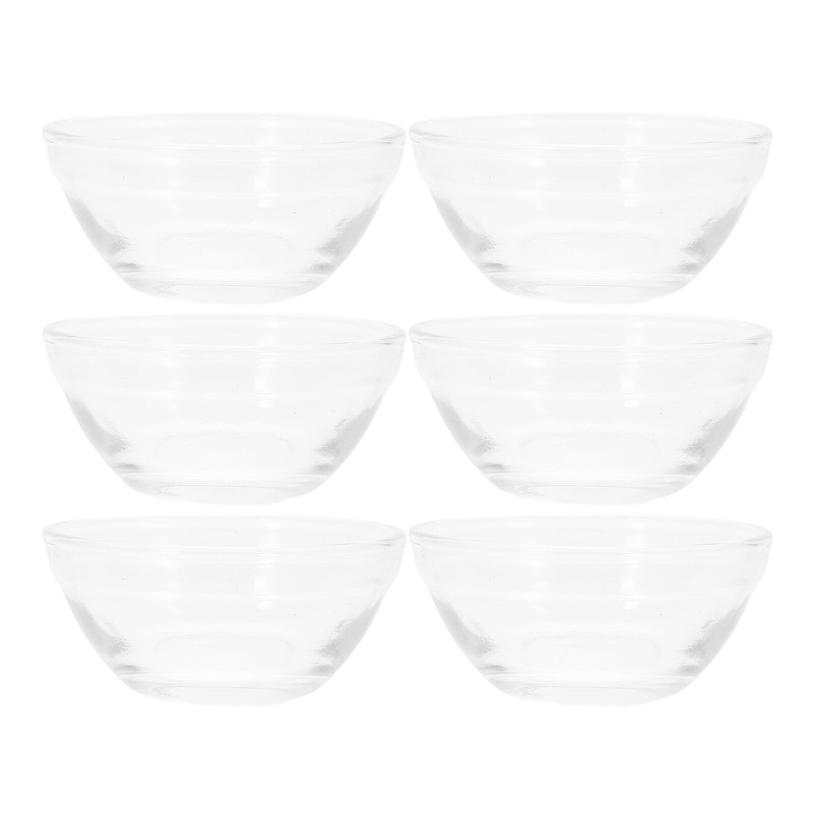 6pcs 2.4×1.2IN Mini Prep Bowls Glass Pudding Bowls Jelly Cups Small ...
