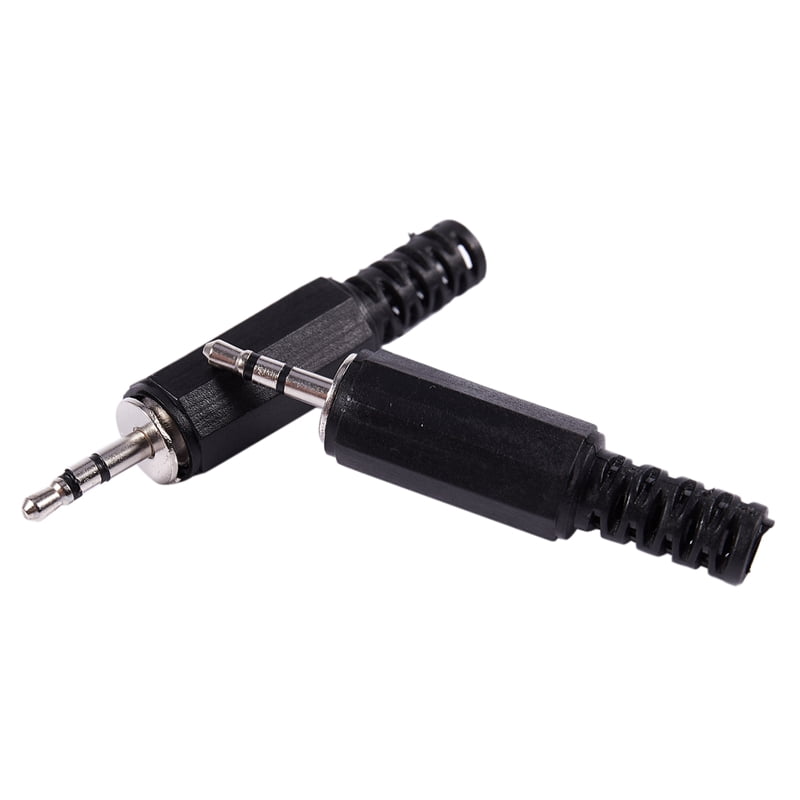 6pcs 2.5mm Stereo Male Plug Jack DIY Solder Headphones Audio Connector ...