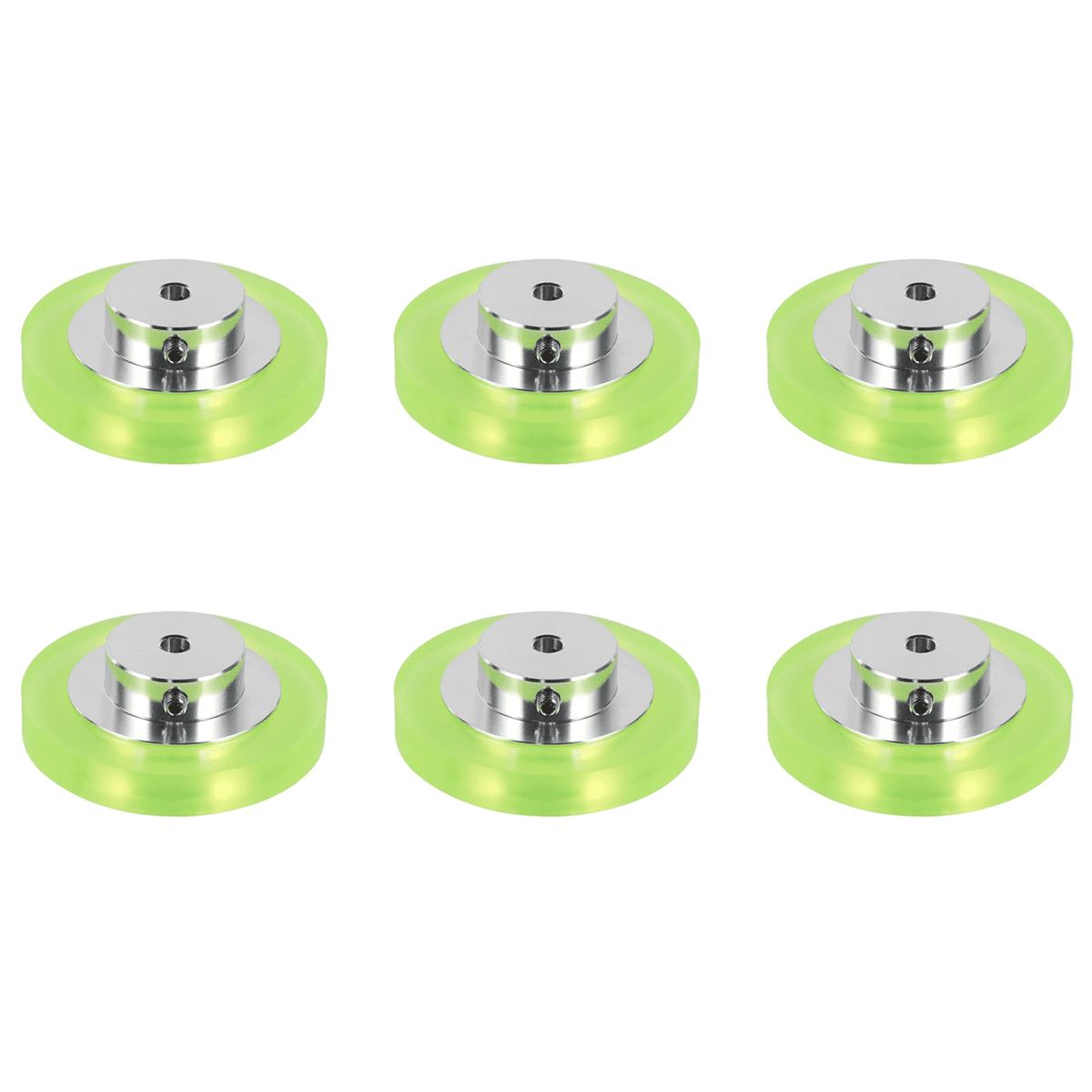 6pcs 200Mm Aluminum Polyurethane Industrial Encoder Wheel Measuring ...