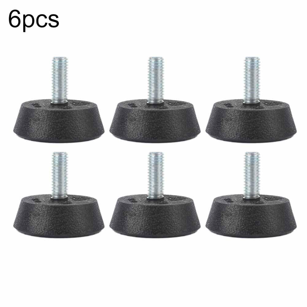 6pcs 3/8" Exercise Bike Foot Pads Shock Absorption and Sound Isolation ...