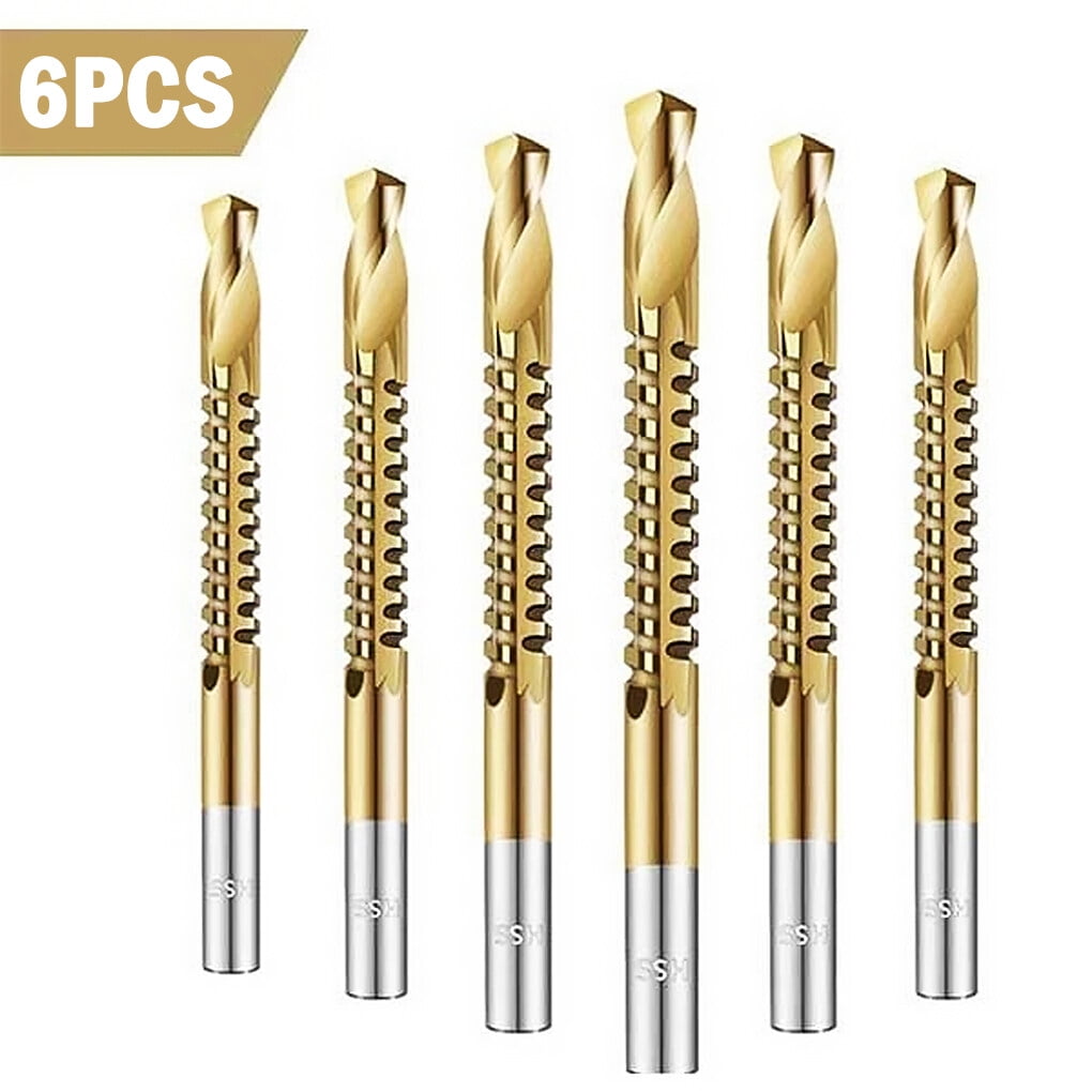 6pcs 3-8mm Drill Bit Set High Speed Steel Drill Bit Set DIY Saw ...