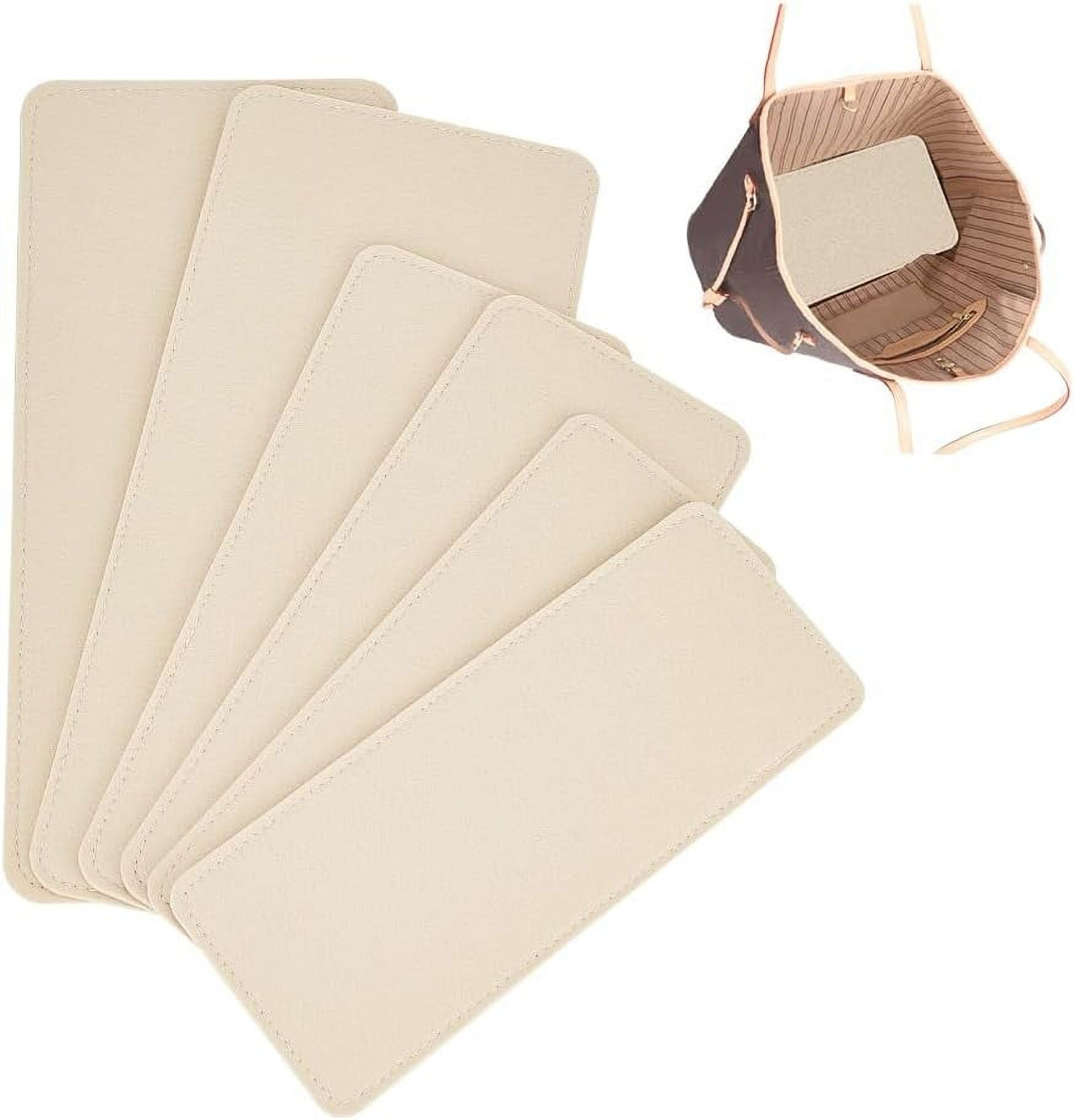 6pcs 3 Sizes Felt Bag Shaper Rectangle Bag Support Insert Base Camel ...