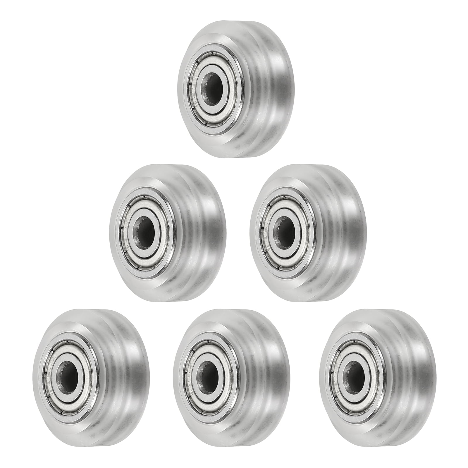 6pcs 3D Printer Wheels Big Slot POM Pulley Wheels Solid High-Speed ...
