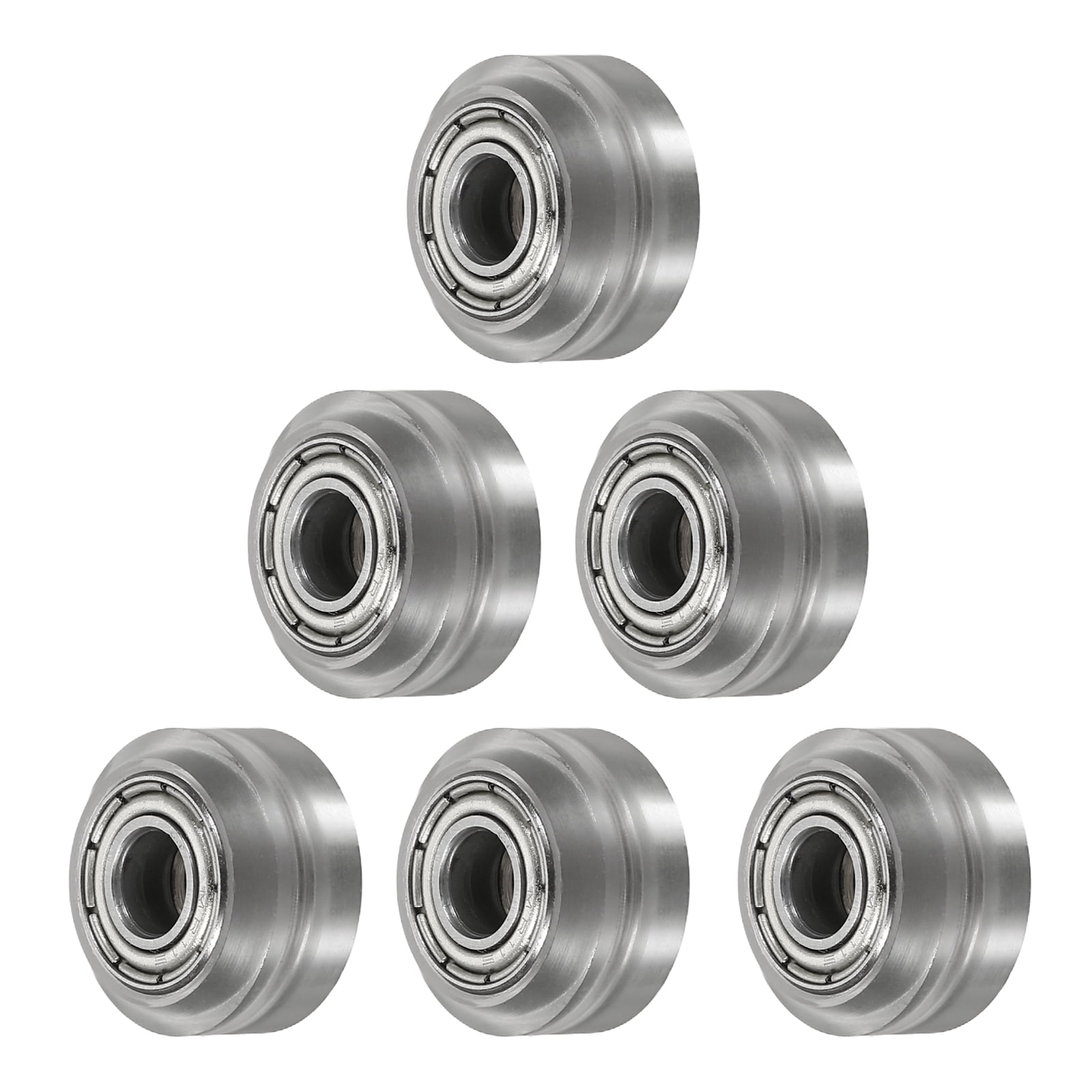6pcs 3D Printer Wheels Small Slot POM Pulley Wheels Solid High-Speed ...