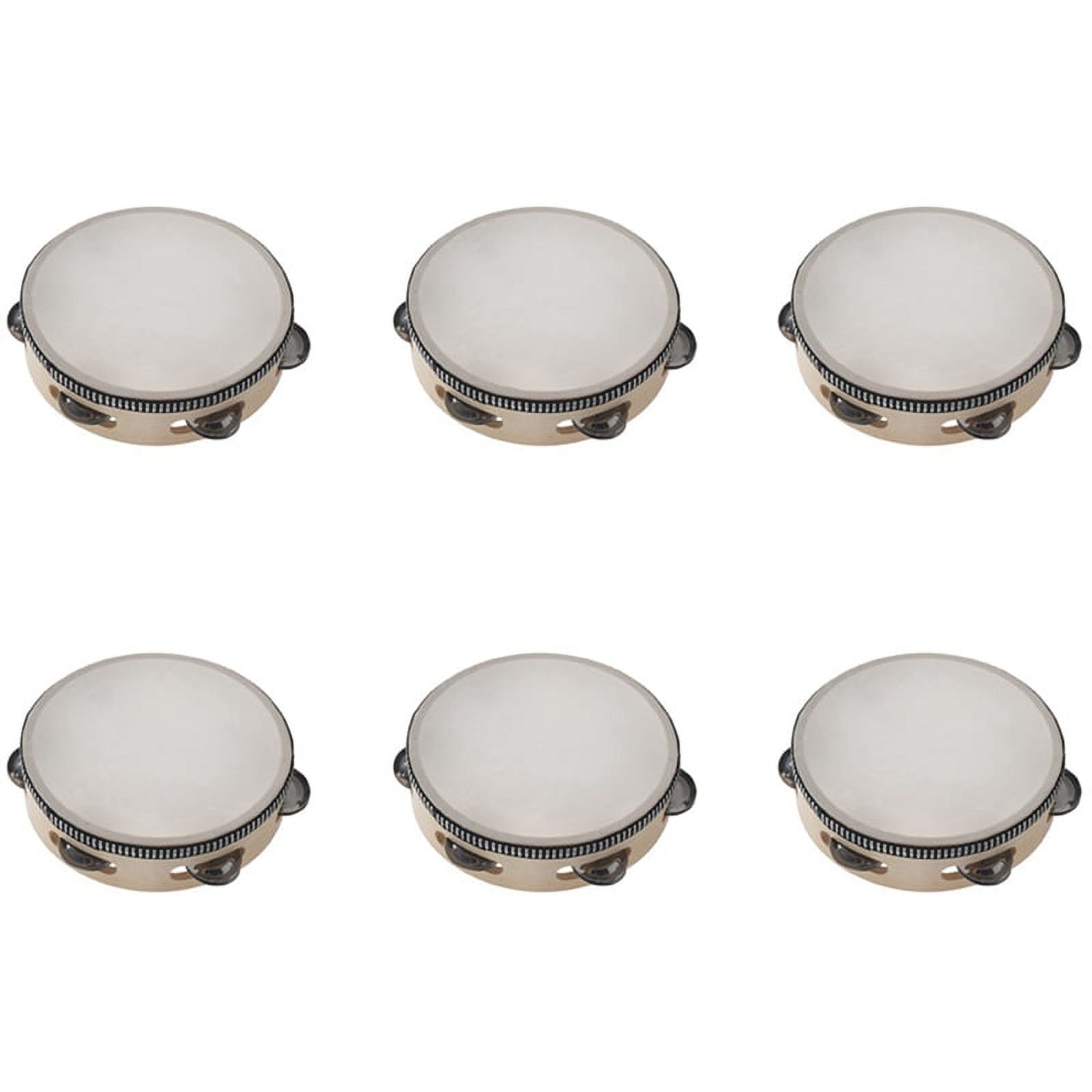 6pcs 6 Inches Early Education Teaching Aids Hand Tambourine Children ...