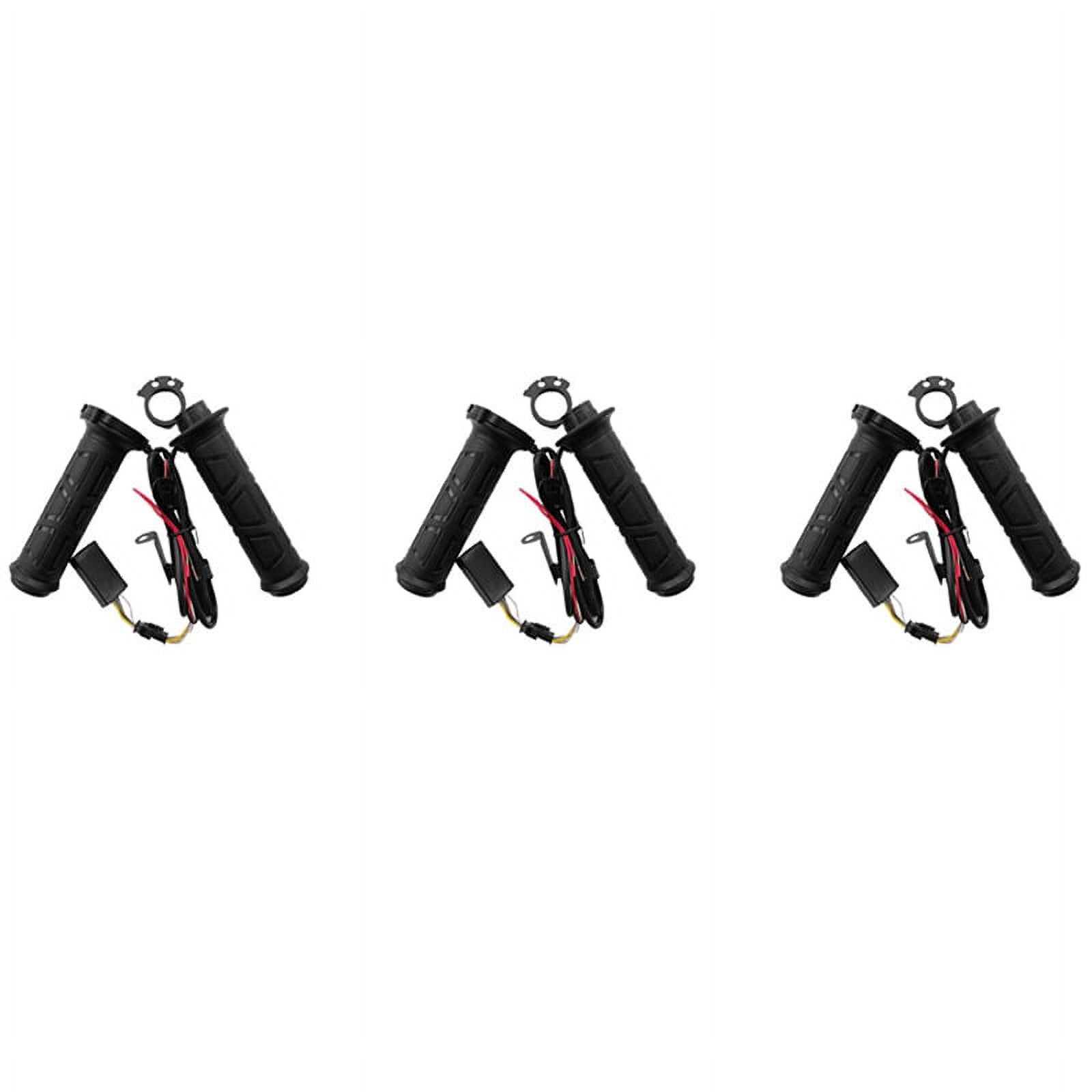 6pcs 7/8 Motorcycle Heated Handlebar Electric Hot Grips 12V Handle ...